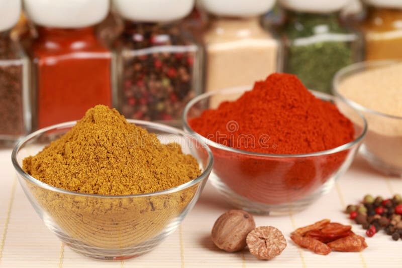 Colorful Spices stock image. Image of cuisine, oriental - 25752053