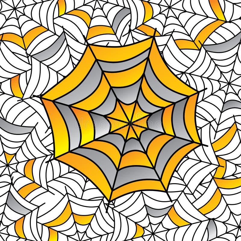 Colorful spider web art stock vector. Illustration of arachnid - 78706218