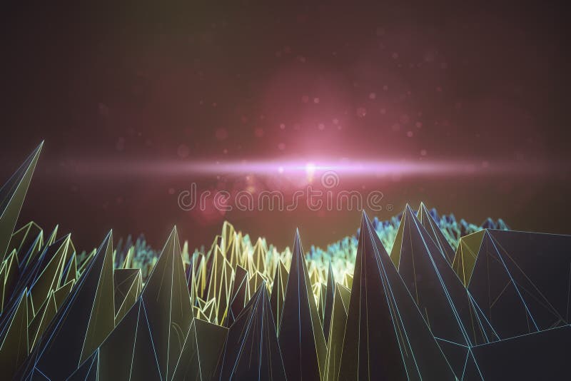 Colorful spikes backdrop stock illustration. Illustration of decoration ...