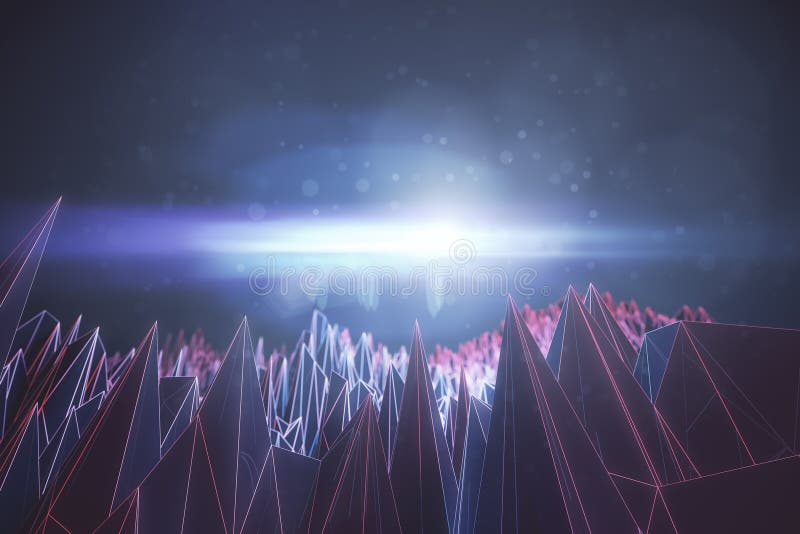 Colorful spikes background stock illustration. Illustration of concept ...