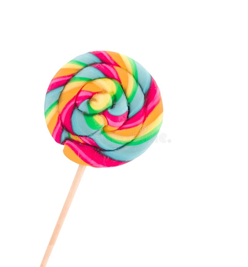 Colorful spiral lollipop stock photo. Image of lollipop - 61556780