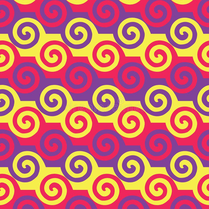 Colorful Spiral Pattern. stock vector. Illustration of modern - 34522276