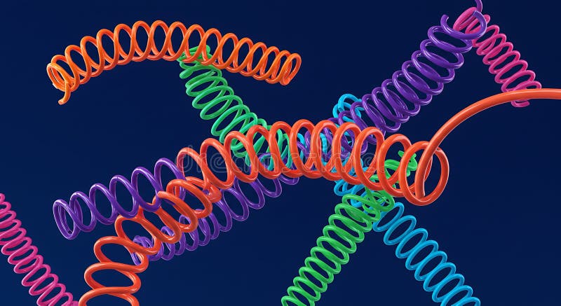 Colorful Spiral Patterns in Abstract Design for Creative Projects Stock ...