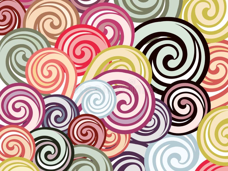 Spirals stock illustration. Illustration of pattern, motion - 535562