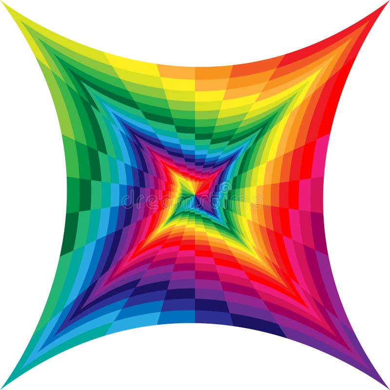 Colorful Spirals of Concave Rectangles Expanding from the Center ...