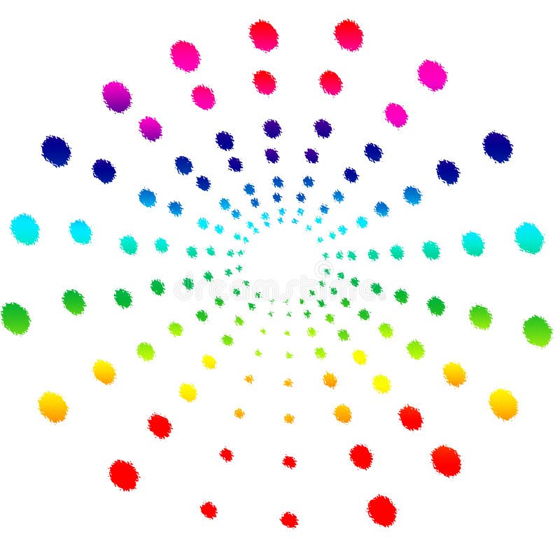 Colorful Splash Dots stock illustration. Illustration of splash - 13993057