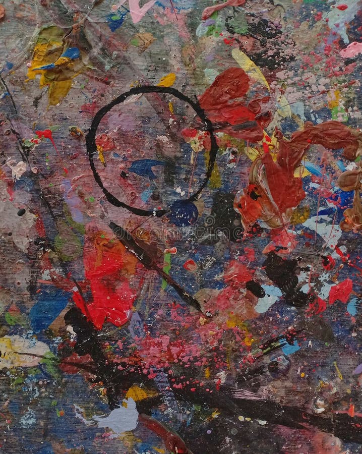 Colorful Splash Paint Splash Abstract Background Stock Illustration ...