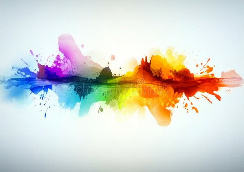 A Colorful Splash Pattern Background with a Funky, Energetic Tone Color ...