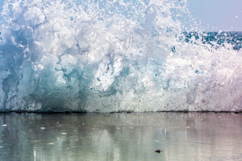 Colorful Splash of Waves Close-up Stock Image - Image of clear ...