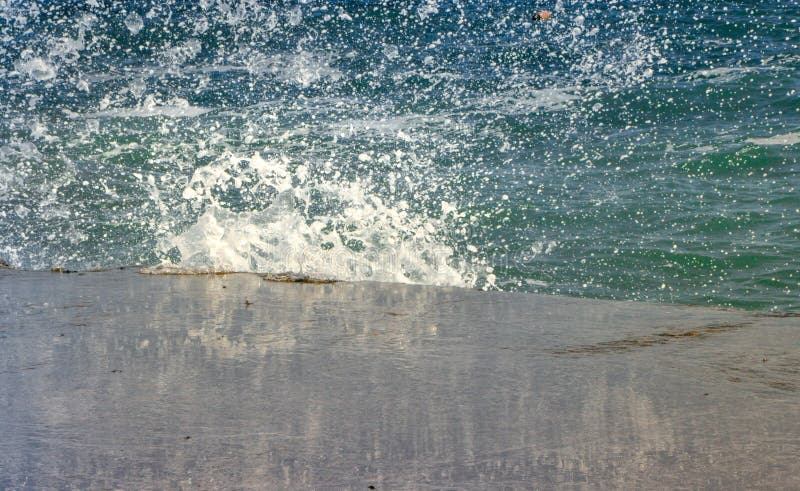 Colorful Splash of Waves Close-up Stock Image - Image of bubble ...