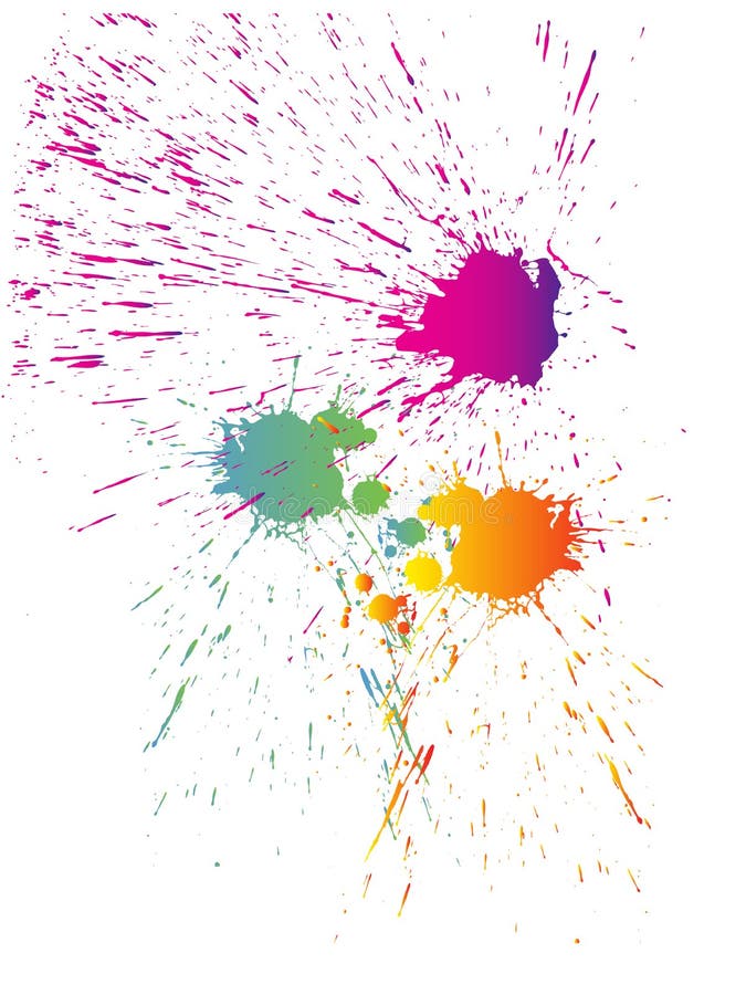 Paint spill stock vector. Illustration of mess, abstract - 2545160