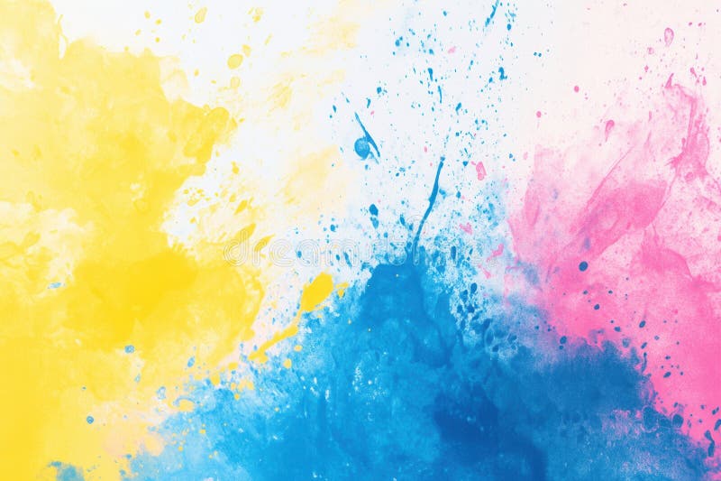 Colorful Splashes Create a Playful Backdrop for Creative Design and ...