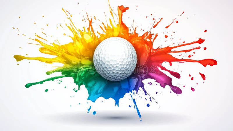 Colorful Splashes Radiate Outward from an Exploding Watercolor Sphere ...