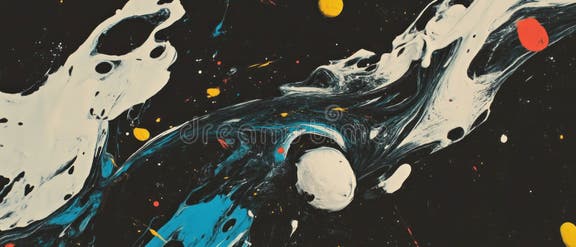Artistic Splatter Overlay Texture with Vibrant Colors and Abstract ...