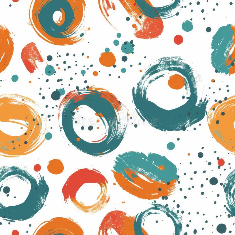 Colorful Splatter Paint Pattern Adds Visual Interest To Any Space Stock ...