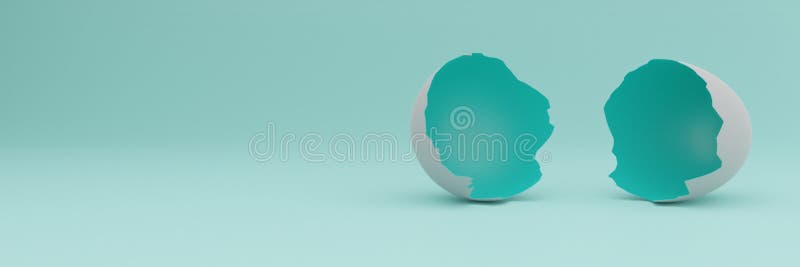 Colorful Split Eggshells Arranged Side by Side Stock Image - Image of ...