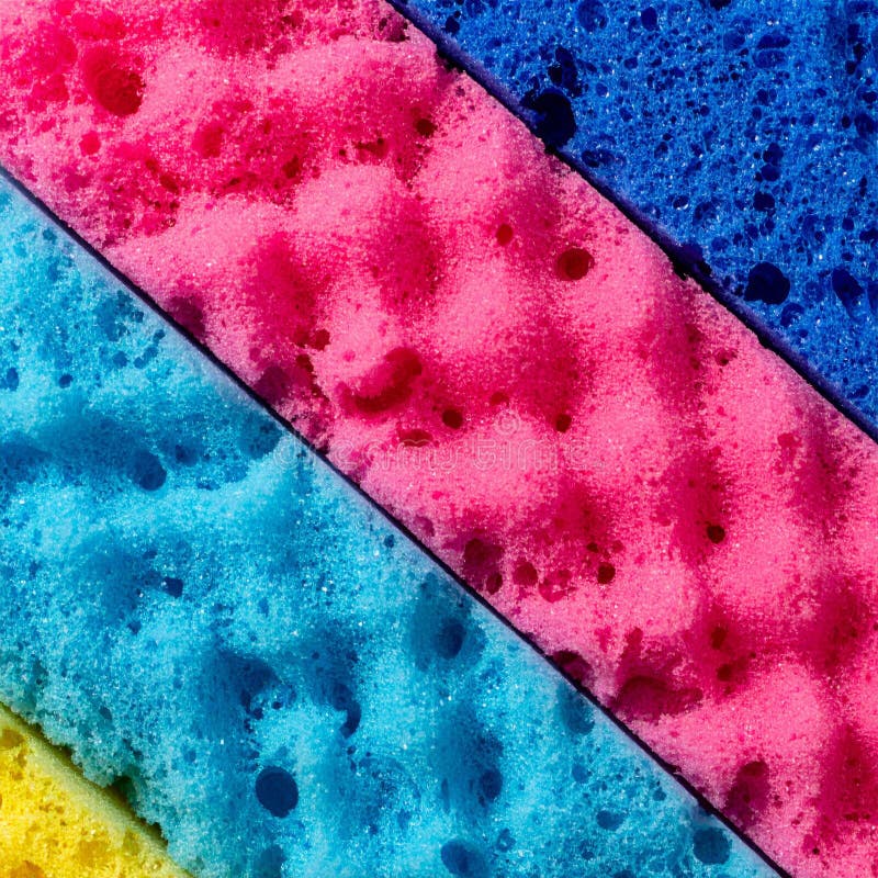 Colorful Sponge Texture Close-Up Stock Illustration - Illustration of ...