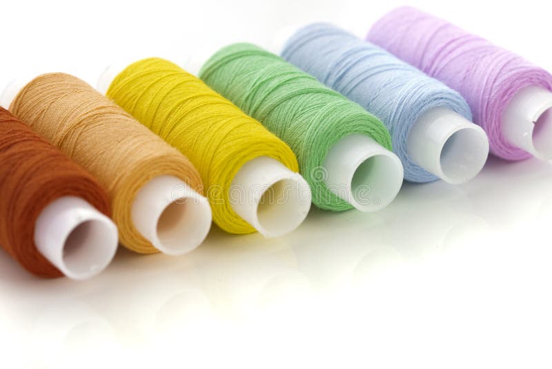 Colorful Spools Threads Picture. Image: 8622790