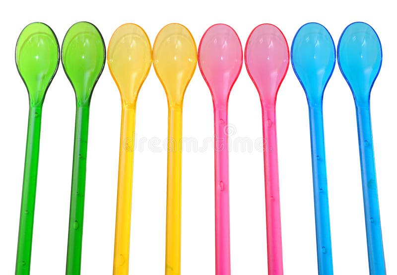 Colorful spoon stock image. Image of spoon, baby, blue - 28910855