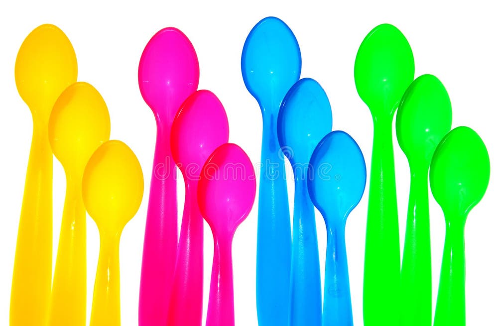 Colorful Spoons stock image. Image of breakfast, nutrition - 17934633
