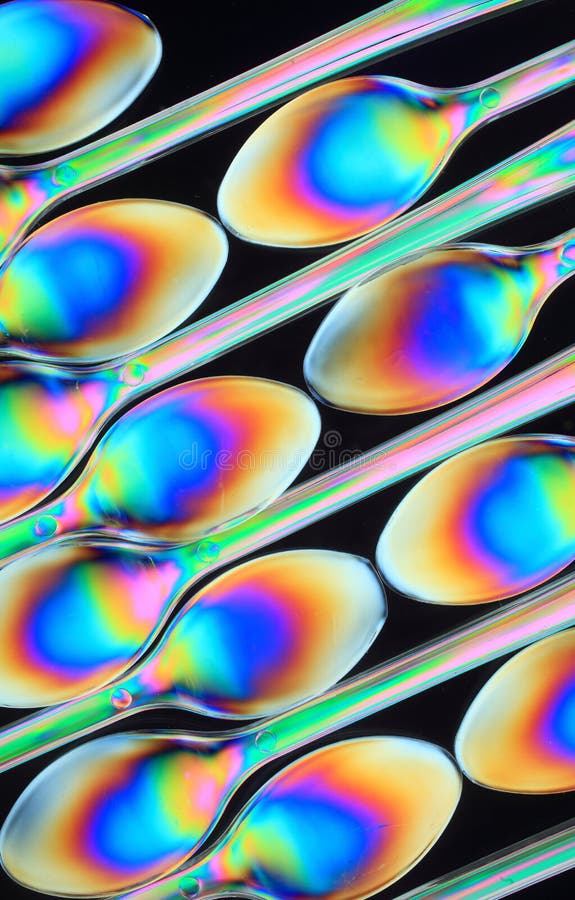 Colorful spoons stock image. Image of colours, colour - 24669097