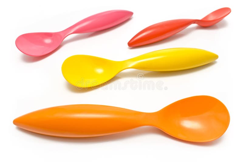 Colorful spoons stock photo. Image of shiny, mauve, colour - 21154592