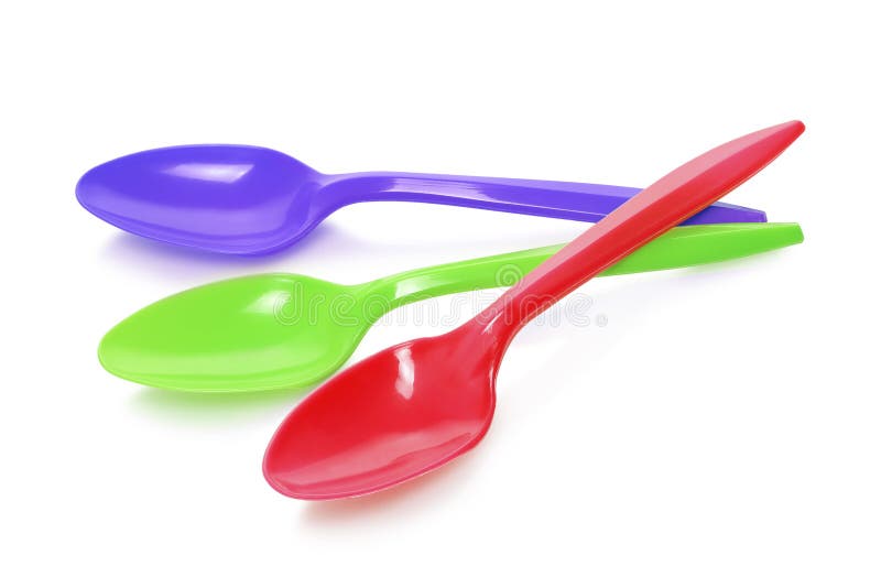 Colorful spoons stock photo. Image of objects, three - 128899732