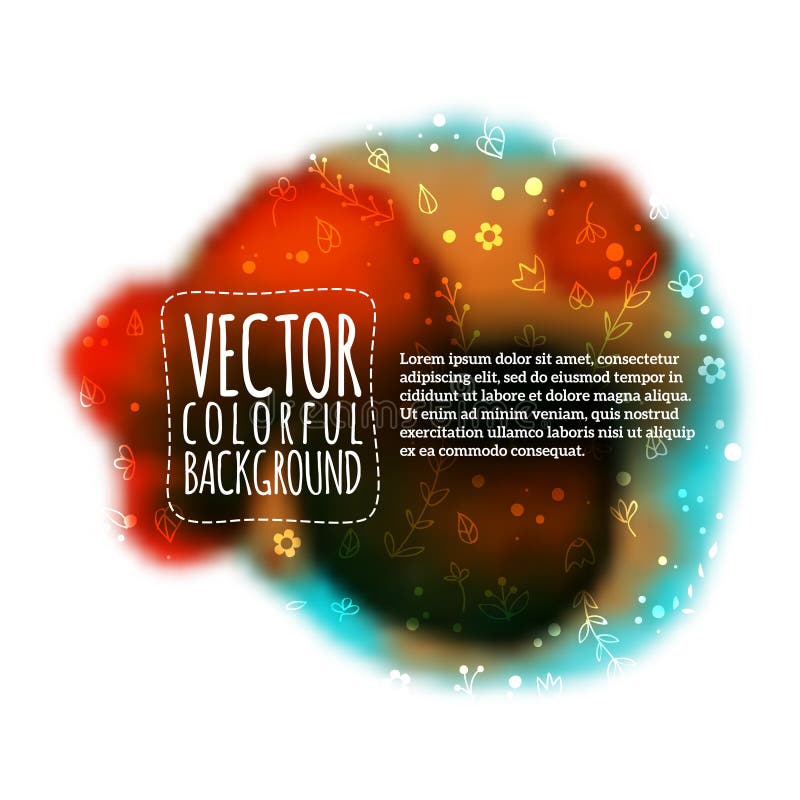 Colorful spot stock vector. Illustration of vector, drawing - 56297201