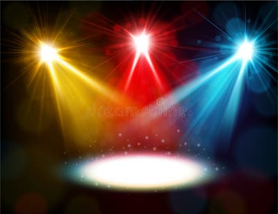 Colorful Spotlight Background Stock Vector - Illustration of nightlife ...