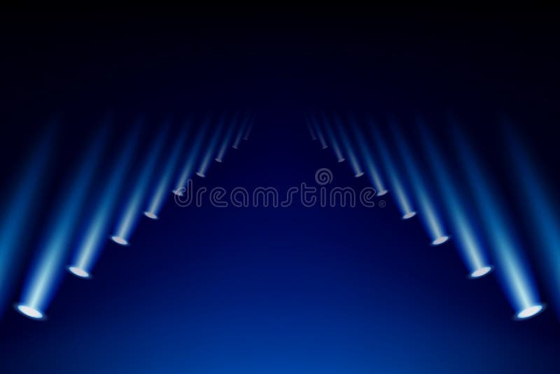Colorful Spotlights Background Vector Illustration. Stock Vector ...