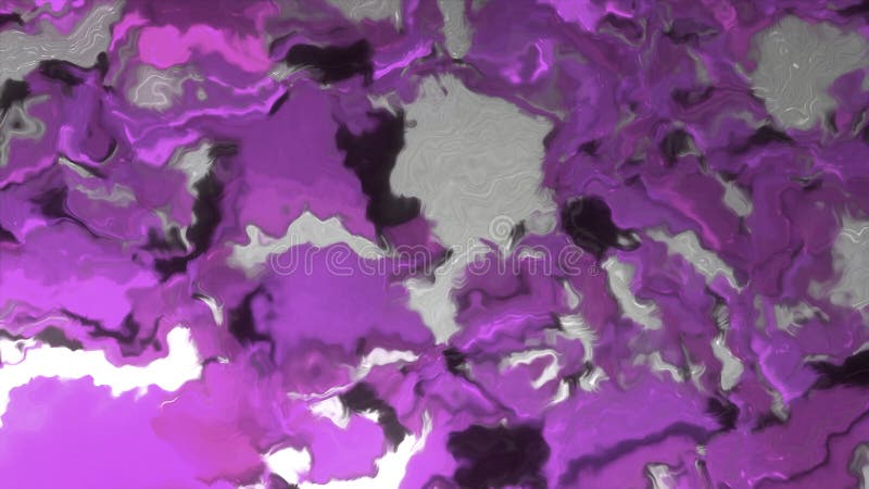 Colorful Spots Move in Abstract Fluid Pattern. Motion. Animation of ...