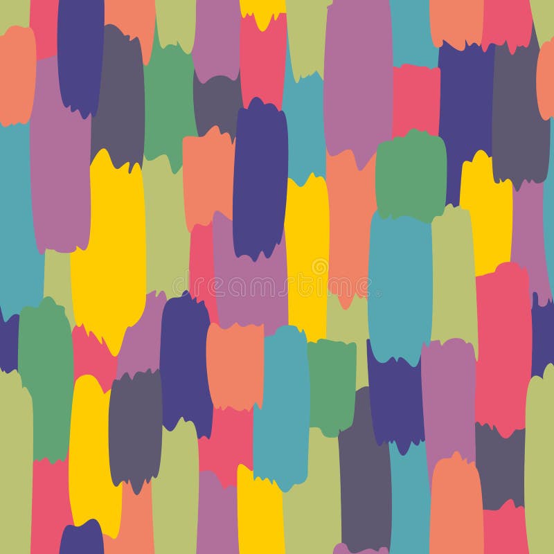 Colorful Spots Seamless Abstract Pattern Stock Vector - Illustration of ...