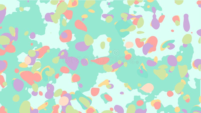 Colorful Spots, Splashes of Paint. Vector Abstract Background. Stock ...