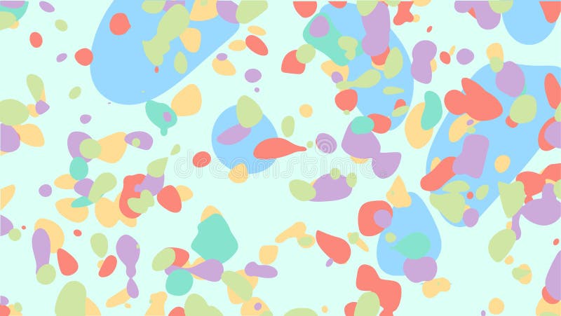 Colorful Spots, Splashes of Paint. Vector Abstract Background. Stock ...