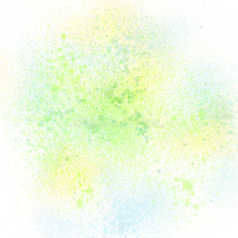 Colorful Spray Paint on White Background Stock Illustration ...