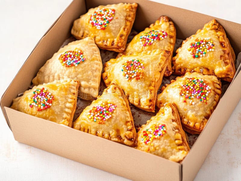 Colorful Sprinkle Pastries Box Stock Photos - Free & Royalty-Free Stock ...