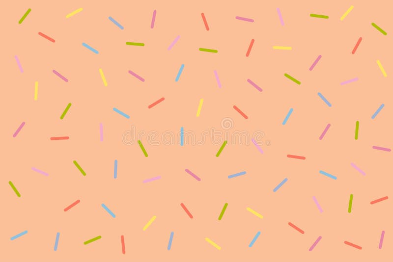 Colorful Sprinkles Banner Background, Colorful Falling Decorative ...