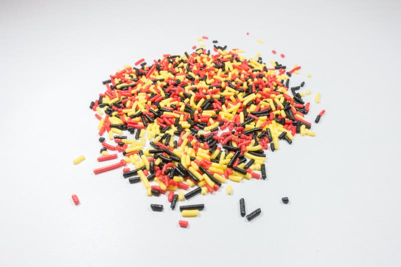 Spilled Cake Decoration Sprinkles Stock Photo - Image of concept, cake ...