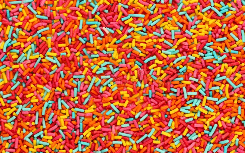 Colorful sprinkles stock photo. Image of bright, background - 74967620