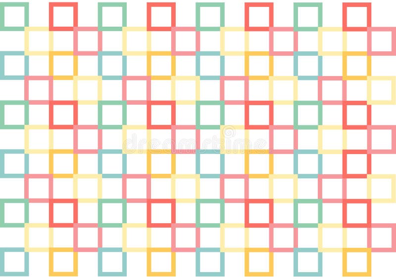 Colorful Square Background with Abstract Theme Stock Vector ...