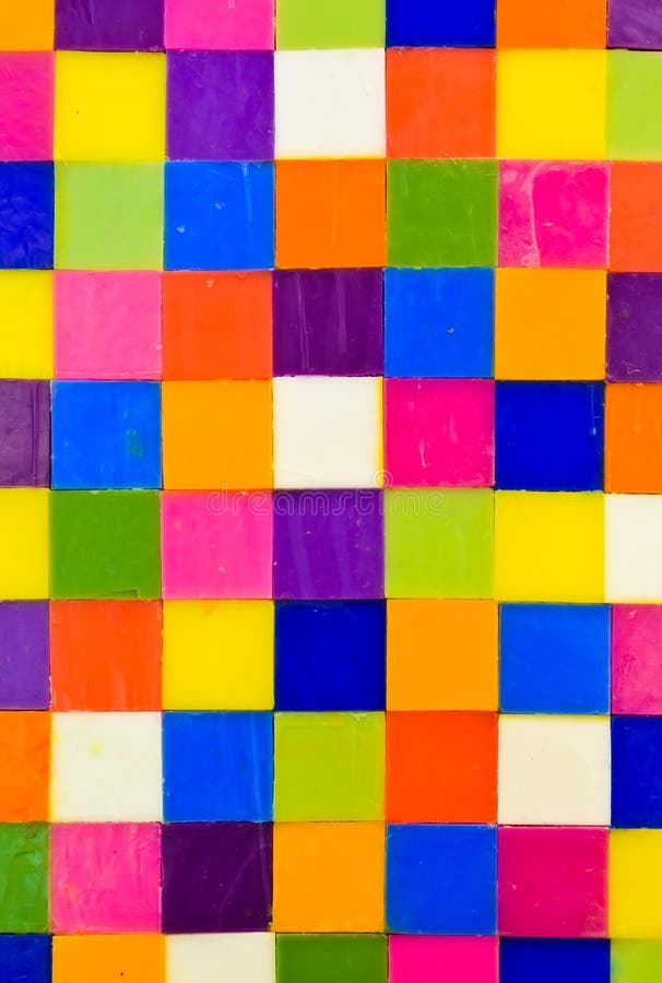 Colorful Square Background with Transparent Bubbles Stock Image - Image ...