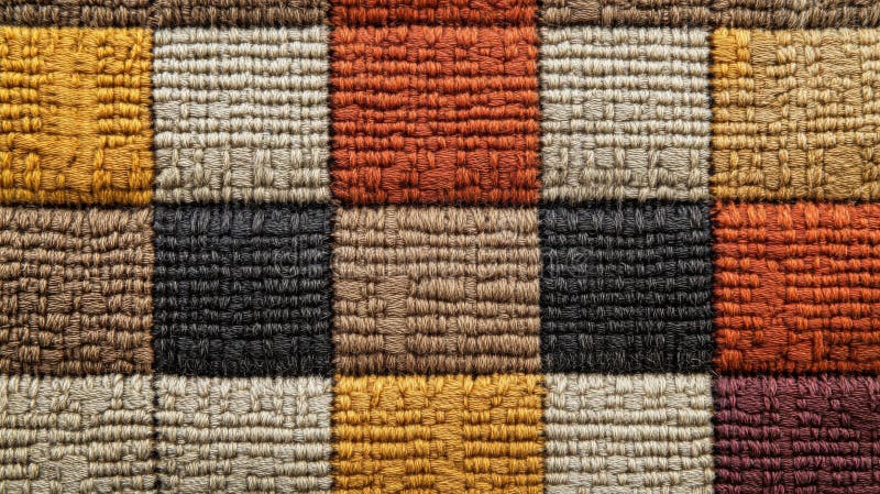 Colorful Square Fabric Texture Background Stock Illustration ...