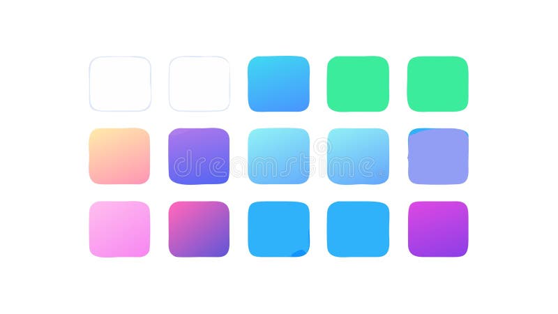 Colorful Square Grid Icon for Color Palette or Data Visualization ...
