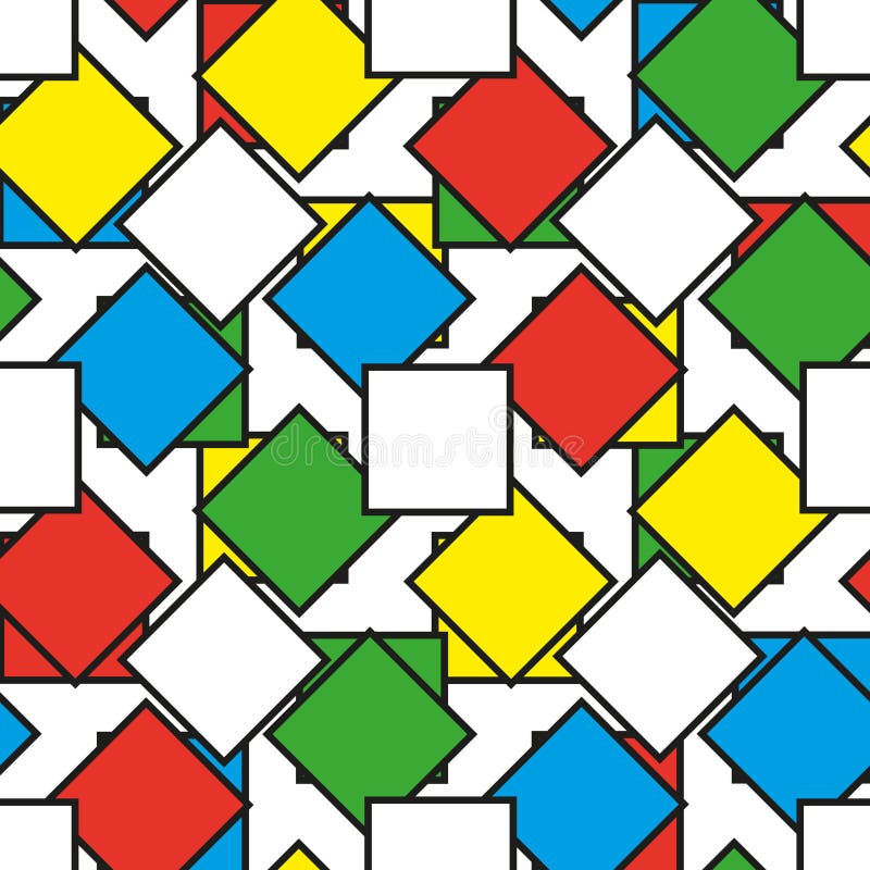 Colorful Squares As Seamless Pattern Stock Illustration - Illustration ... Colorful Squares As Seamless Pattern Stock Illustration - Illustration ...