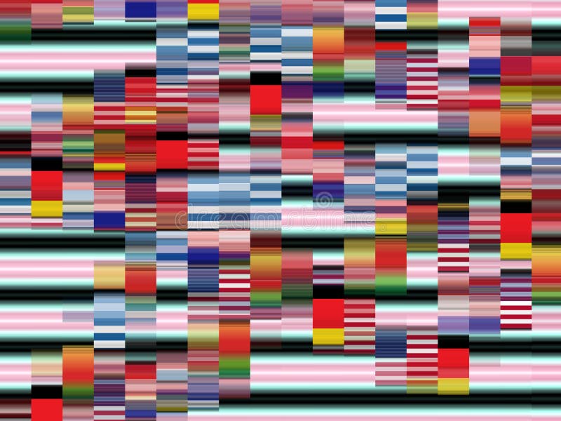 Colorful Squares Forms Lights, Squares, Lines, Spirals, Futuristic ...