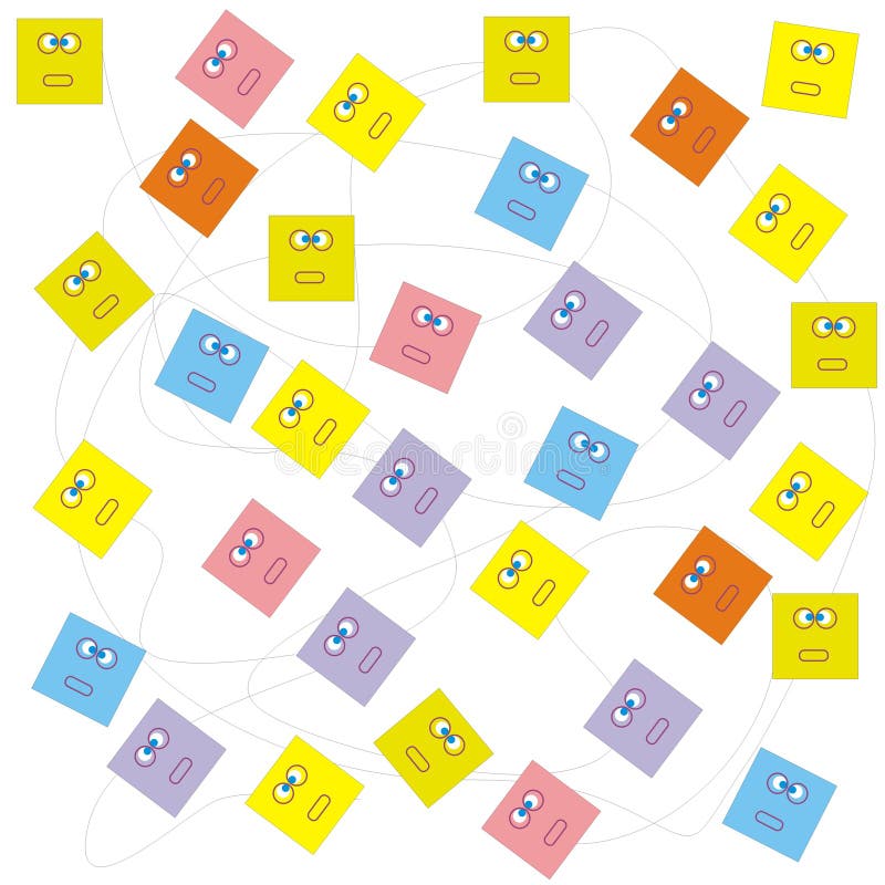 Colorful squares texture stock illustration. Illustration of modern ...