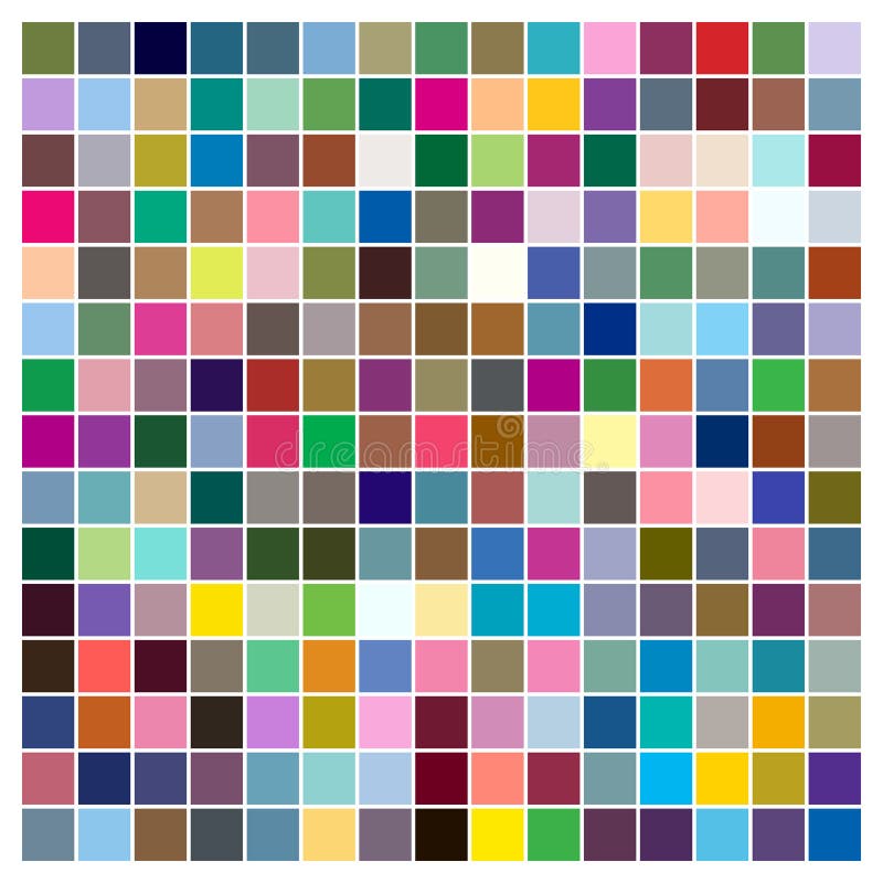 Colorful Squares Vector Illustration. Squares Design Element, Square ...