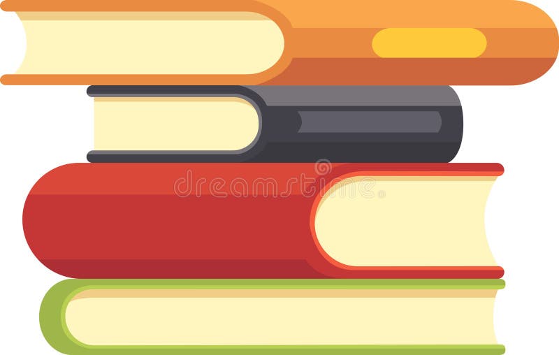 Colorful Stack of Books Symbolizing Learning Journey, Education, Growth ...