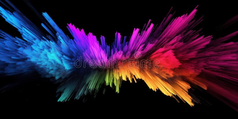 Colorful Stack of Cards with a Black Background Stock Image - Image of ...