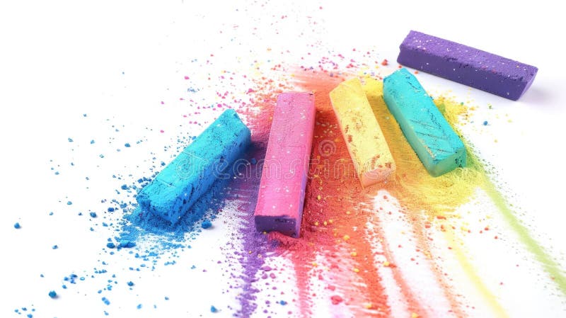 A Colorful Stack of Crayons Laid Out on Top of Each Other, Suitable for ...